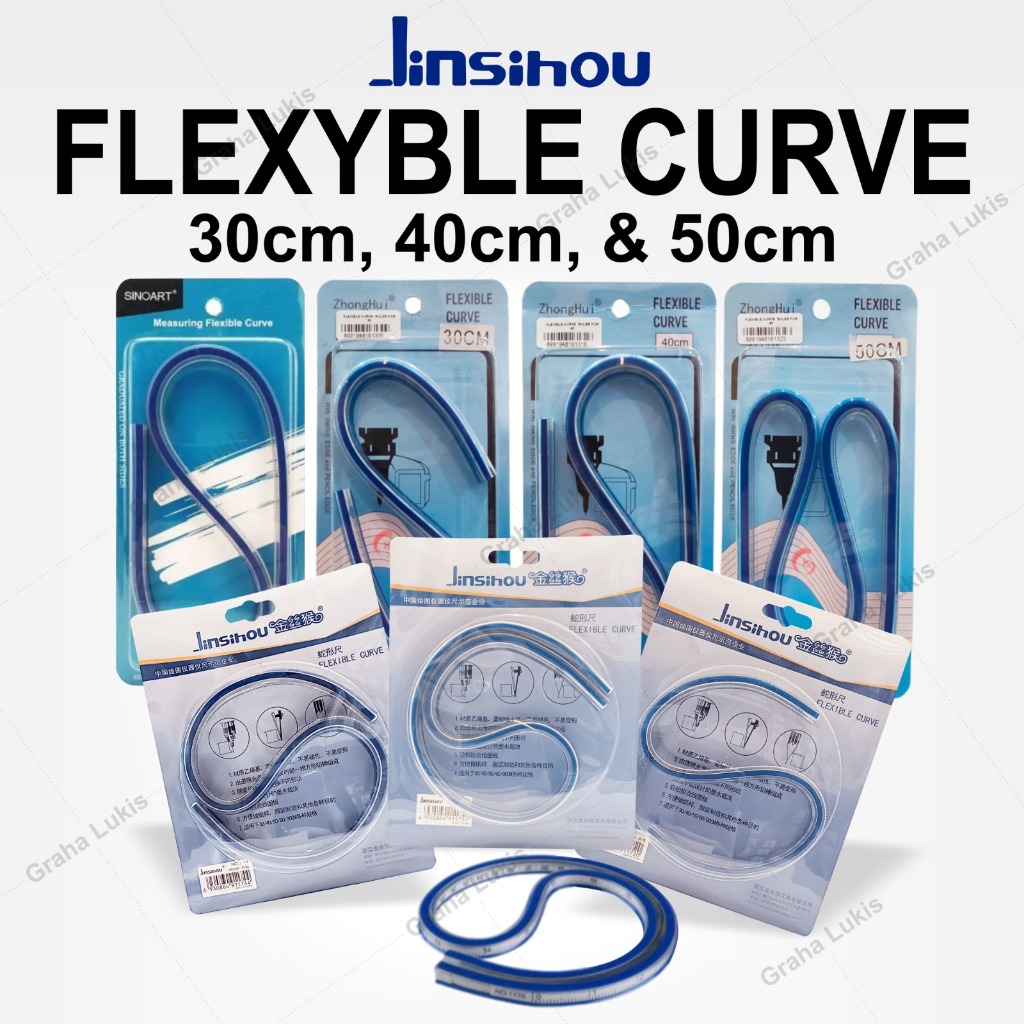 Jual Penggaris Measuring Flexible Curve Ruler | Shopee Indonesia