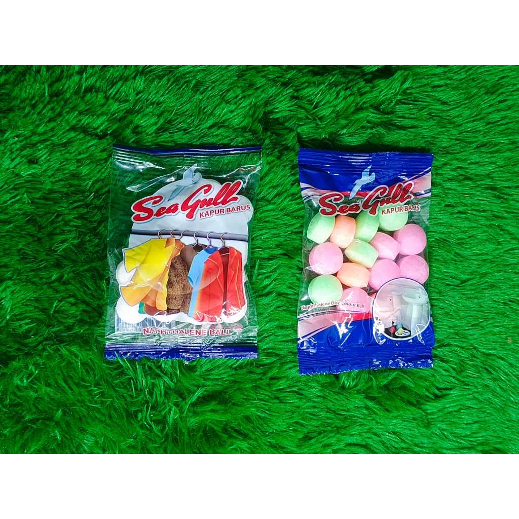 Jual Kamper Seagull 25gr penghilang bau Naphthalene toilet ball kapur ...