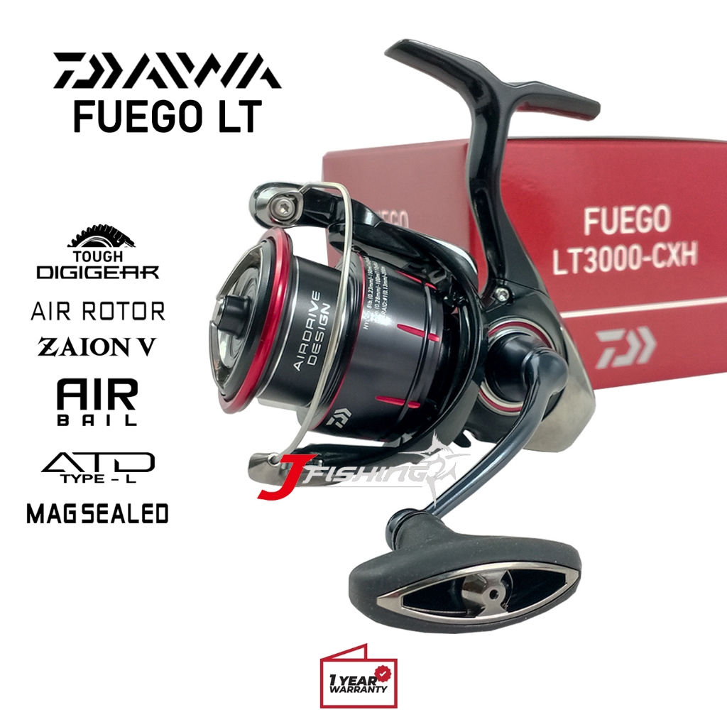 Jual Reel DAIWA FUEGO LT 1000 s/d 6000 | Power handle | Kolam Sungai Muara Laut 2023 | Shopee ...
