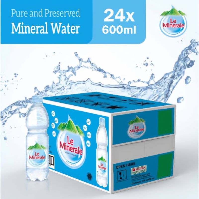Jual Le Minerale 600ml (1 Dus isi 24btl) | Shopee Indonesia