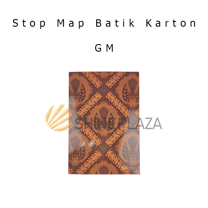 Jual Stop Map Karton GM Motif Batik Folio - StopMap Kertas F4 Untuk ...