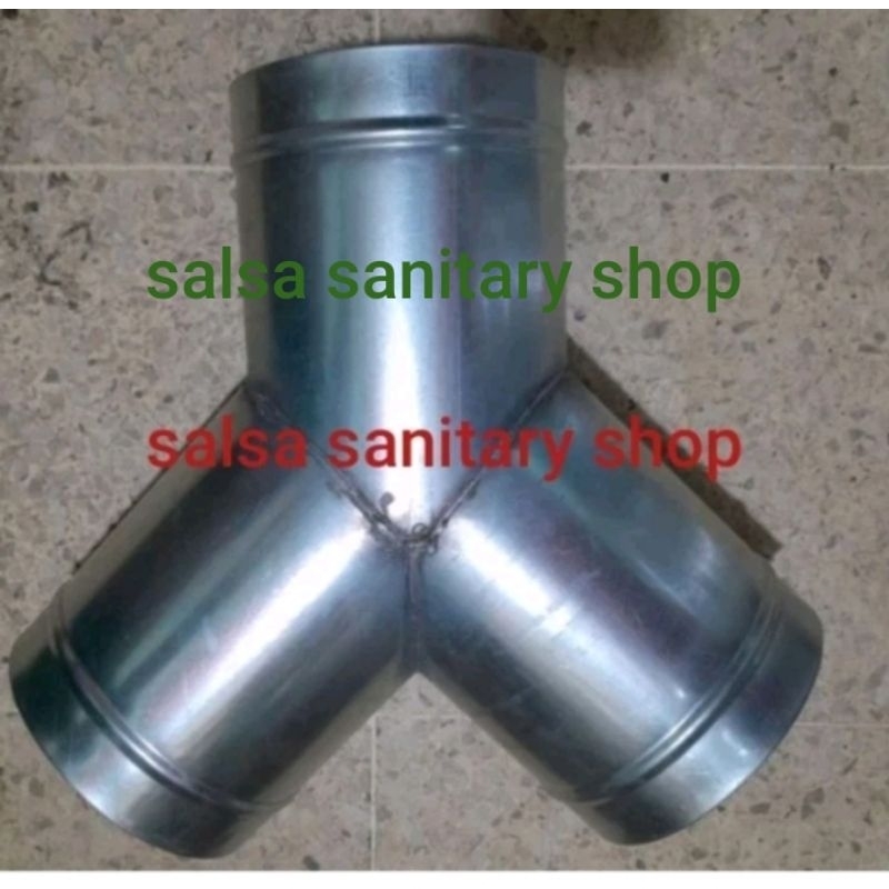 Jual Sok sambungan Y ducting 6 inch /sambungan Y flexible crobong ...