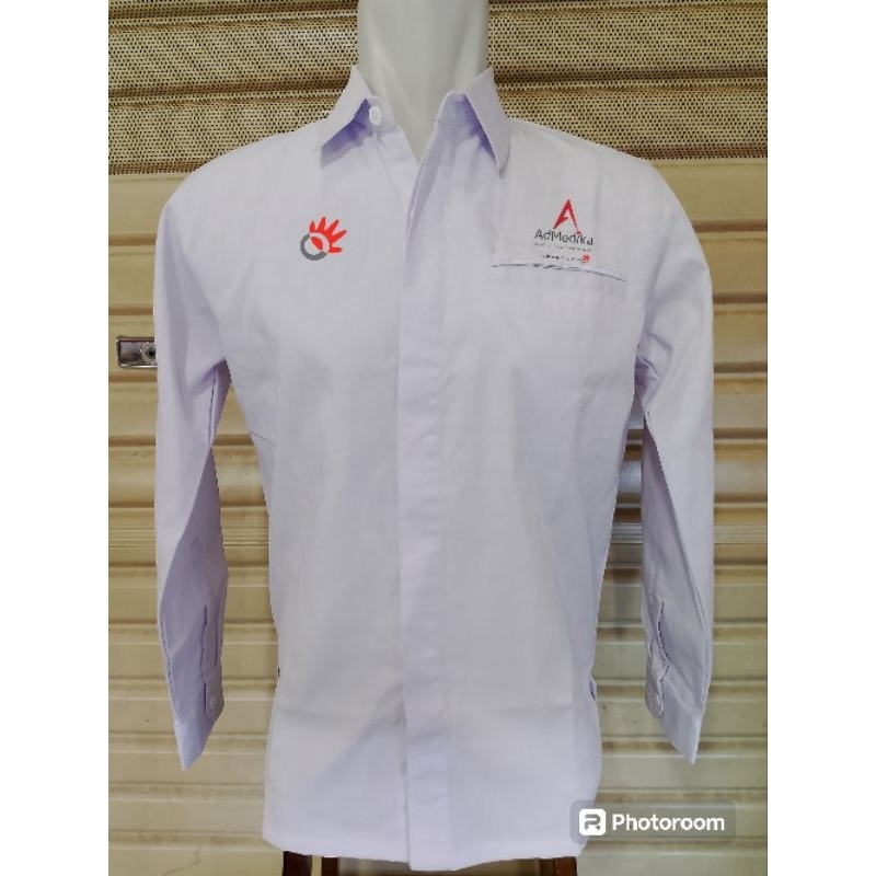 Jual Seragam Telkom Medika Seragam Telkom Putih lengan panjang | Shopee ...