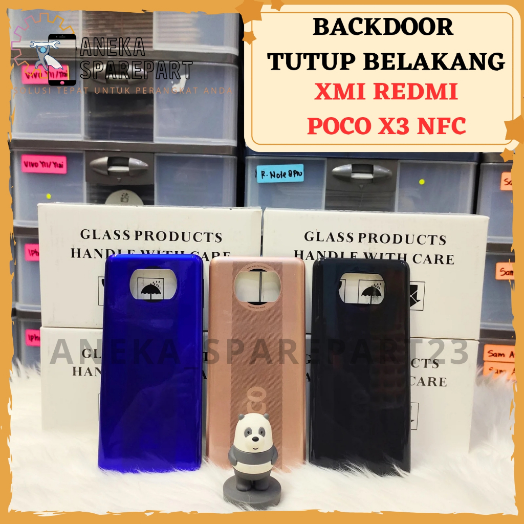 Jual Backcover Backdoor POCO X3 NFC / POCO X3 PRO Cover Belakang Tutup ...