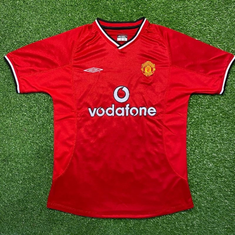 Jual mu home 2000 2001 2002 retro sponsor velvet(timbul) | Shopee Indonesia