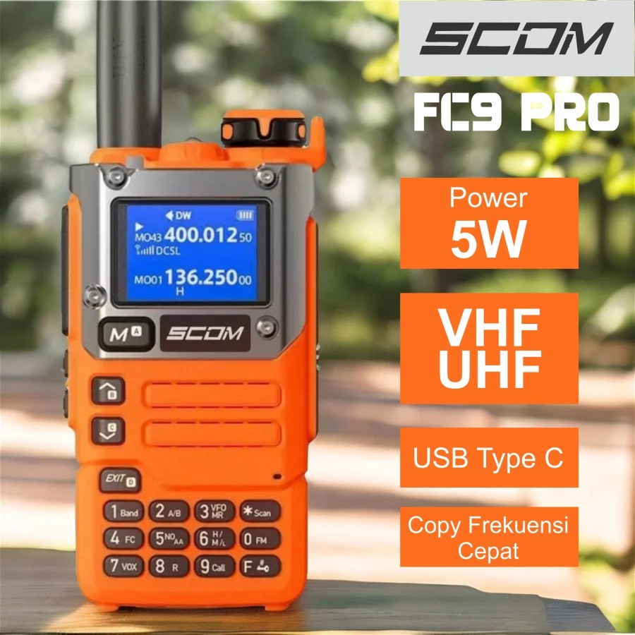 Jual Ht Scom FC9 pro multiband | Shopee Indonesia