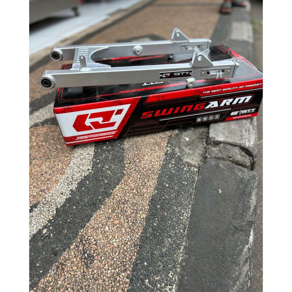 Jual READY SWING ARM QTT RACING SILVER GREY DAN BIRU LONG JUPITER Z ...