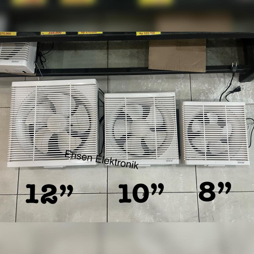 Jual Exhaust fan Dinding Sekai tersedia ukuran 8", 10", 12" | Shopee ...