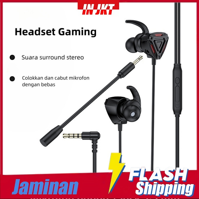Jual (COD) IN JKT PROMO HEADSET GAMING SUPER BASS PLUS MICROPHONE JOSS ...