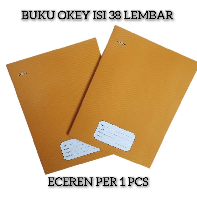 Jual Buku Tulis Merek Okey Isi 38 Lembar (eceran) 1 pcs | Shopee Indonesia