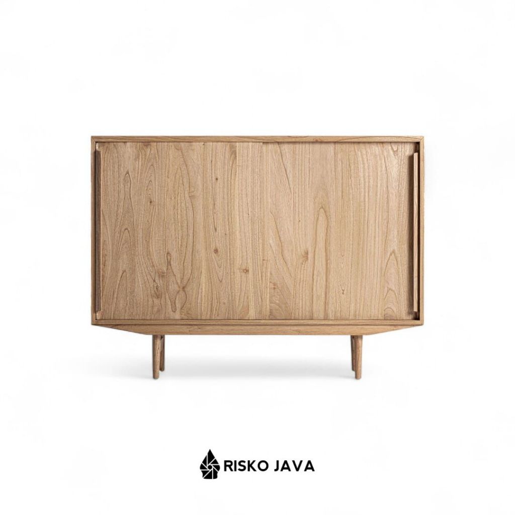 Jual Bufet Kayu Jati Pintu Sliding / Cabinet Minimalis Retro / Bufet ...