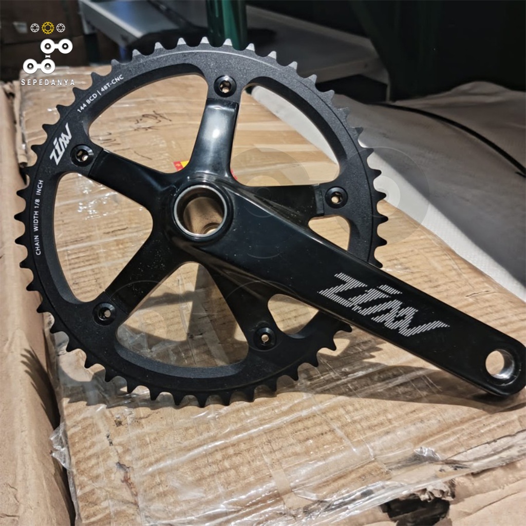Jual Zinn Crankset Crank Set 48T 48 T HT2 Hollow Tech 2 BCD 144mm 144 ...