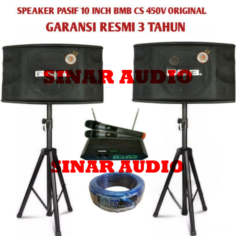 Jual Speaker Pasif BMB CS450V 10 Inch Original BMB CS450 V Komplit Mic ...