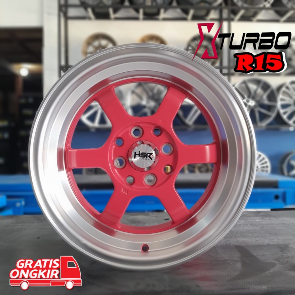Jual velg celong lebar 7/8 Hsr Tokyo Rifu Ring 15 velg mobil sedan Vios City Corolla Suluna dll ...