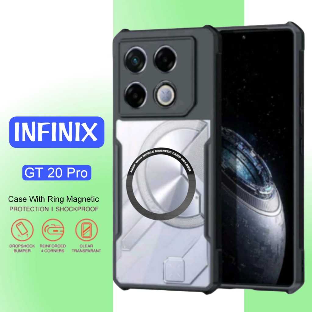 Jual Casing INFINIX GT 20 PRO MAGSAFE Bumper Magnetic Armor Fuze ...