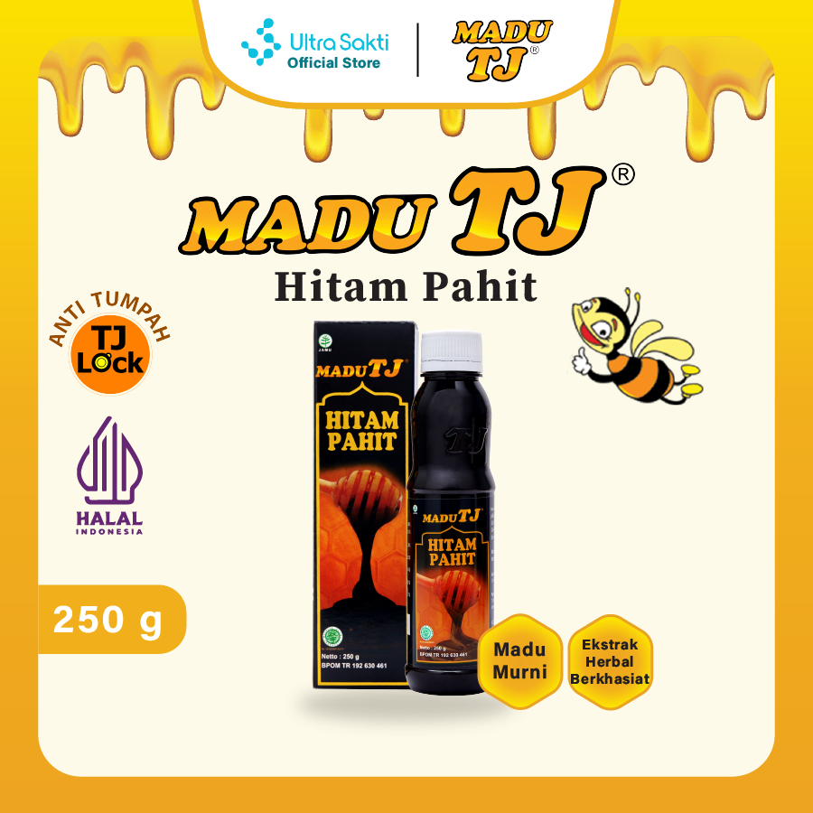 Jual Madu TJ Hitam Pahit 250gr- Untuk Meningkatkan Daya Tahan Tubuh ...