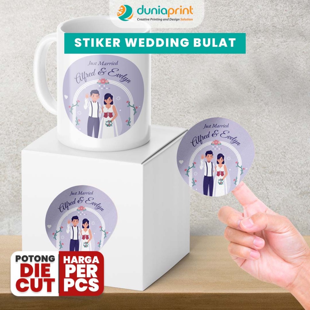 Jual Sticker Souvenir Pernikahan | Stiker Wedding | Sticker Wedding ...