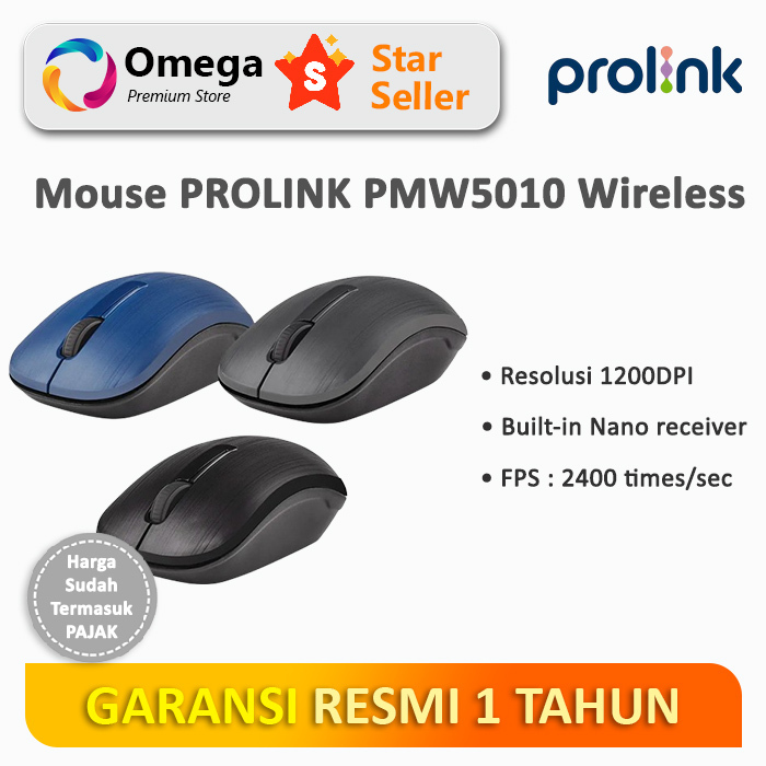 Jual PROLINK PMW5010 Mouse Wireless Optical | Shopee Indonesia