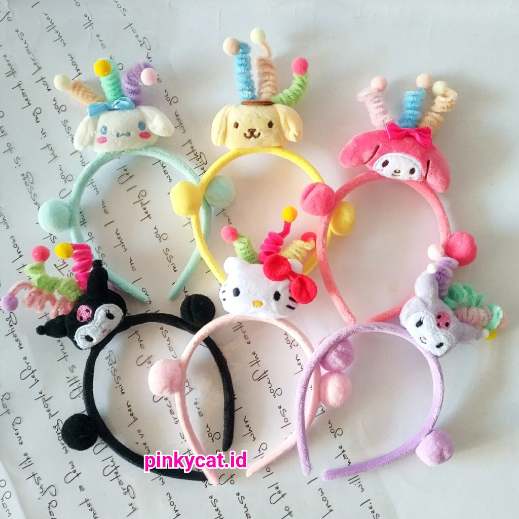 Jual Bando Boneka Karakter Besar Halus Anak dan Dewasa Headband Cute ...