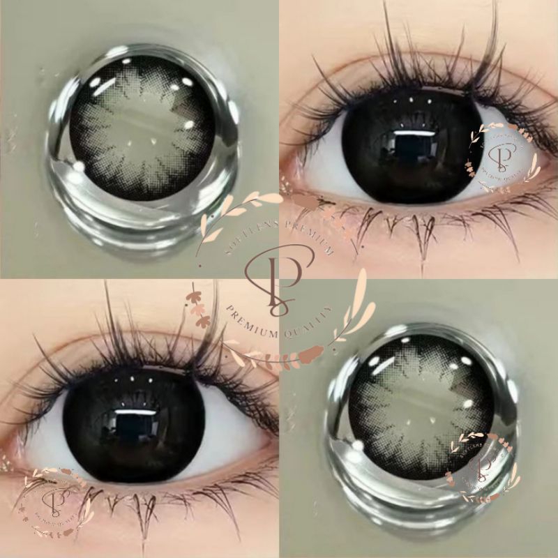 Jual Softlens Hitam Pekat Diameter 15 MM | Softlens Black Premium ...