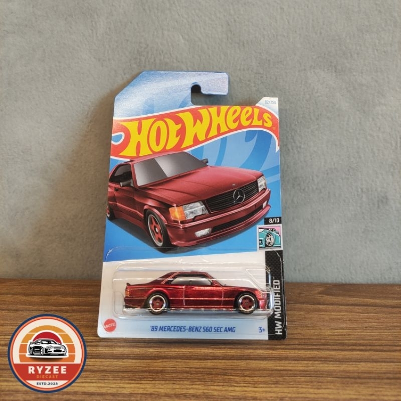 Jual Hot Wheels '89 Mercedes-Benz Sec AMG STH/THS/Super Treasure Hunt ...
