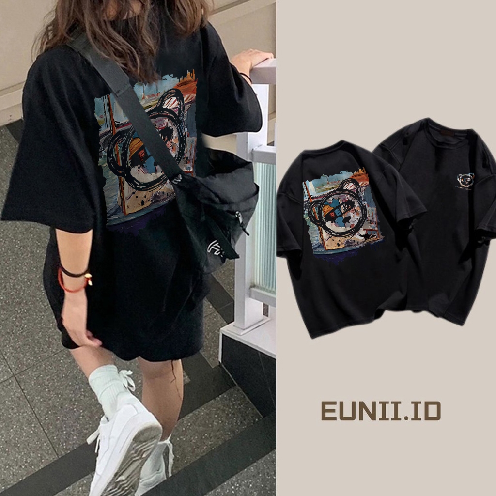 Jual EUNII T-shirt Lengan Pendek Wanita | Pola Trendi · beruang kecil ...