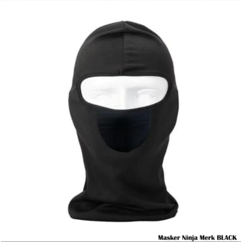 Jual Masker Baf buf motor/Masker ninja hitam polos / masker Balaclava ...