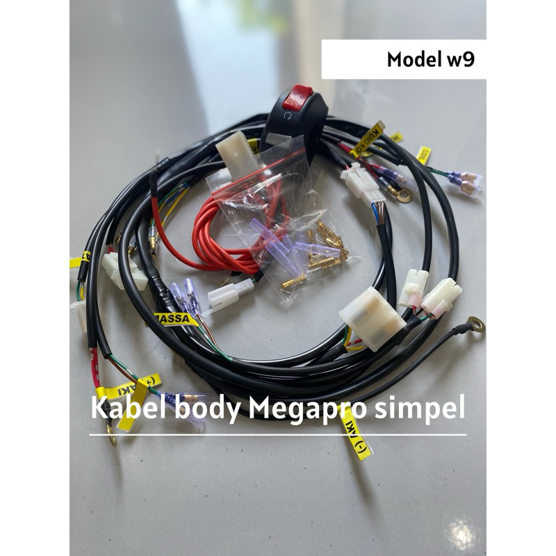 Jual KABEL BODY MEGAPRO PRIMUS/HIU SIMPEL MODEL W9 | Shopee Indonesia