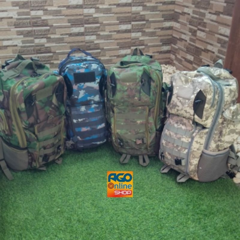 Jual Tas Ransel Army Tas Ransel Tentara Tas Punggung Backpack Hiu 30 ...