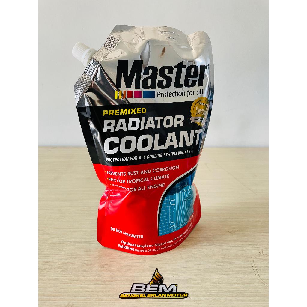 Jual Air Radiator Coolant Master Hijau Premixed 1 liter | Shopee Indonesia