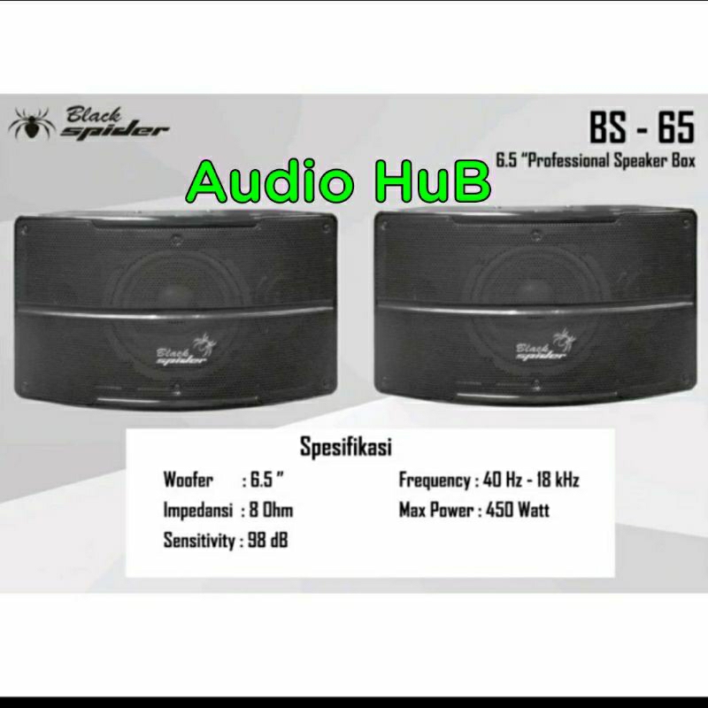 Jual Speaker Pasif Black Spider 6 Inch BS65 BS 65 Original Sepasang 2 Unit | Shopee Indonesia