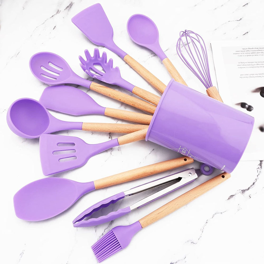 Jual Spatula Utensil Set 12 in 1 / Peralatan Masak Goreng Tumis Rebus ...