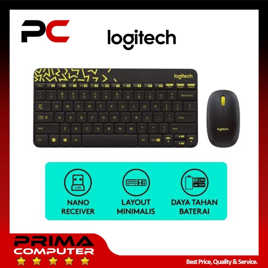 Jual Logitech MK240 / MK 240 Wireless Combo Mouse & Keyboard | Shopee ...