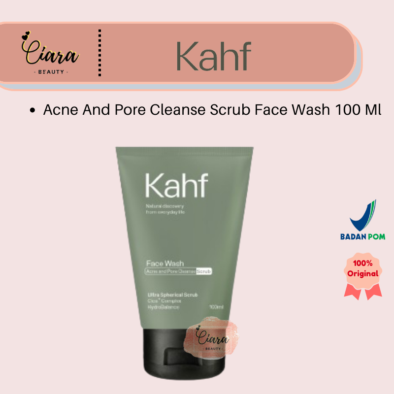 Jual Kahf Acne and Pore Cleanse Face Wash 100 ml | Shopee Indonesia