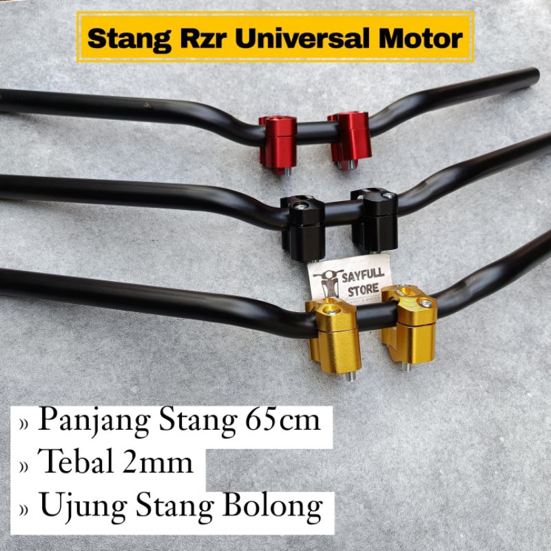 Jual Stang Setang Rzr Plus Raiser Yamaha Honda Universal Pnp Cb150r ...