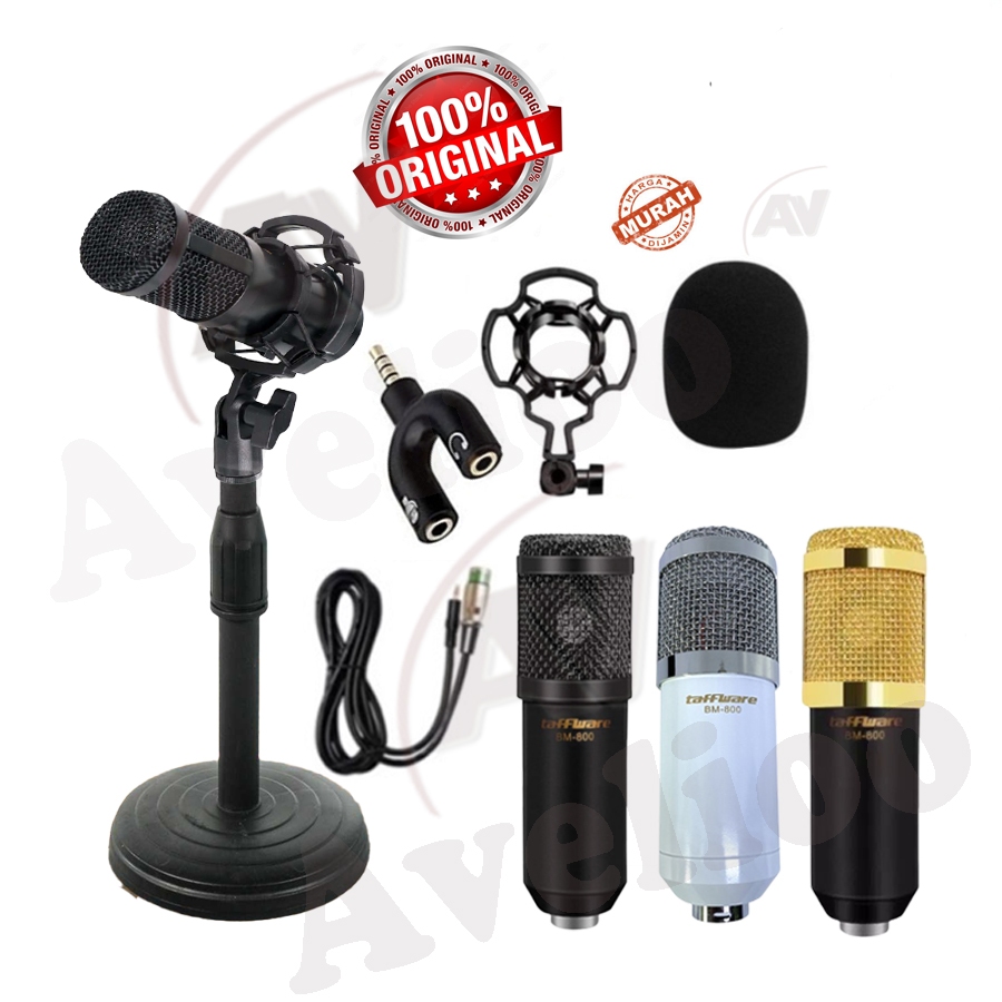 Jual PAKET MINIMALIS Microphone Mic BM800 BM 800 dan Stand Tripod Mini ...