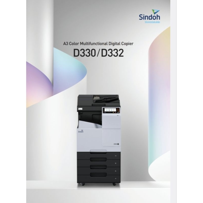 Jual Sindoh D330 D332 Mesin fotocopy A3 color MFP multifunctional ...