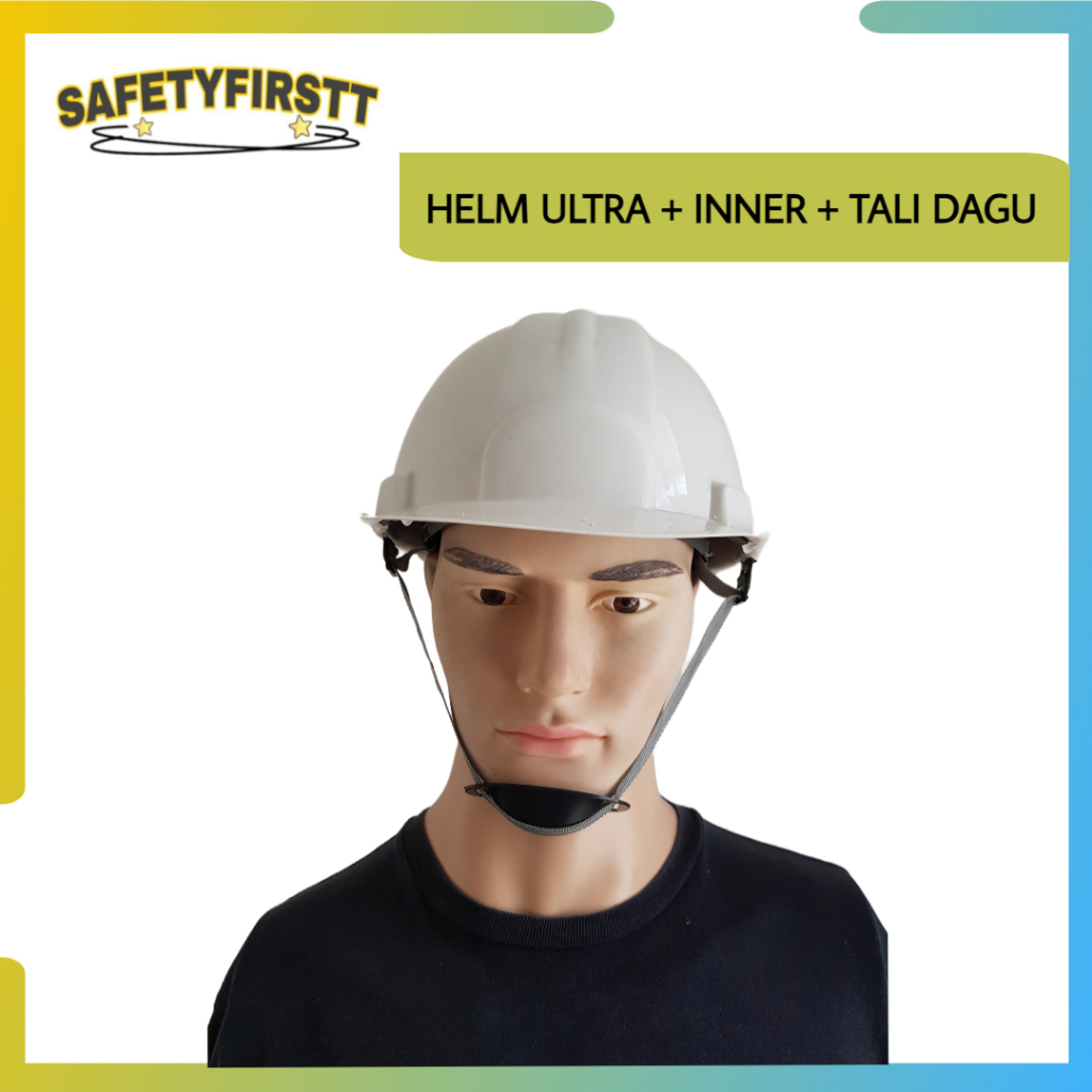 Jual Helm Proyek Murah 1 Set (Helm + Inner + Tali Dagu) Helm Safety ...