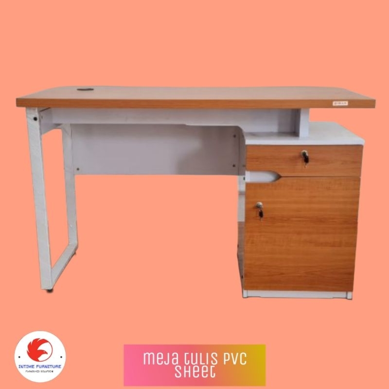 Jual MEJA TULIS MEJA KERJA MEJA KANTOR BESI PVC SHEET | Shopee Indonesia
