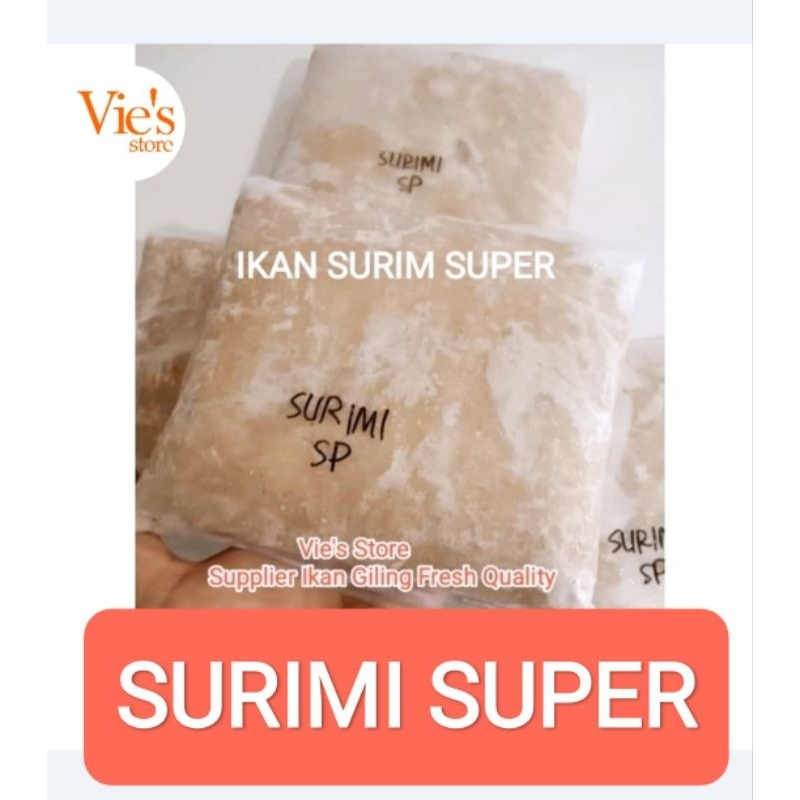 Jual IKAN SURIMI GILING SUPER. Kemasan 1 kg | Shopee Indonesia