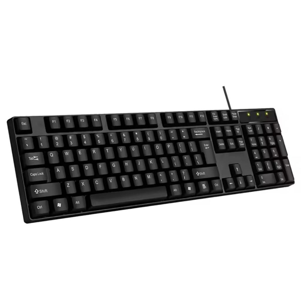 Jual K20 Keyboard kabel gaming komputer pc mini murah tipis -Hitam ...