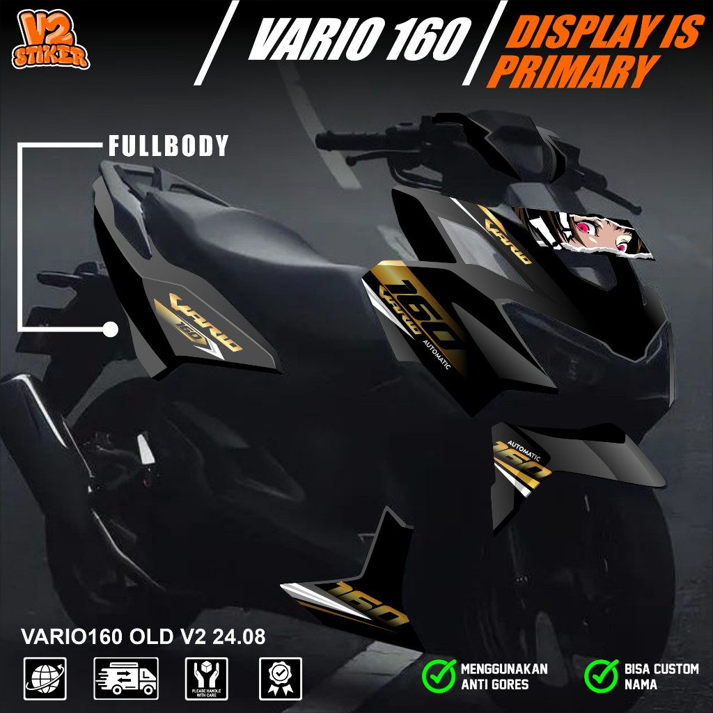 Jual Decal Sticker Honda Vario New 160 Fullbody 2022 - Dekal Stiker All ...