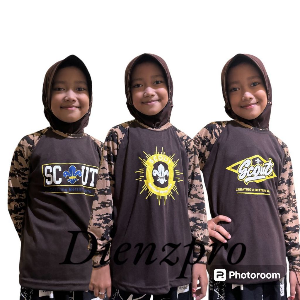 Jual KAOS PRAMUKA LORENG SCOUT ANAK SD DARI KELAS 1 SAMPAI KELAS 6 ...