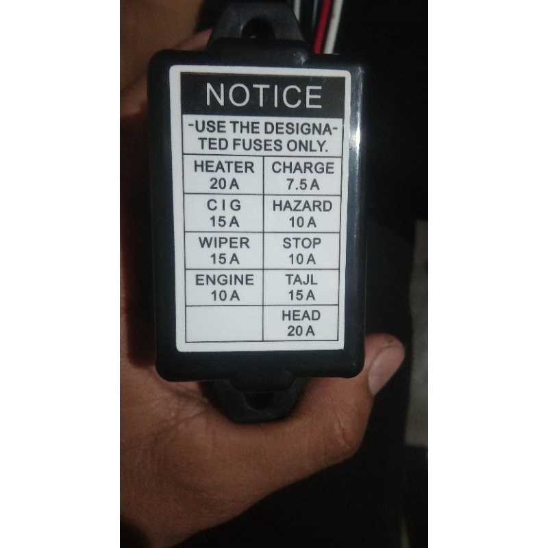 Jual FUSES BOX RUMAH SKRING SEKRING FUSE BOKS KIJANG SUPER GRAND KF40 ...