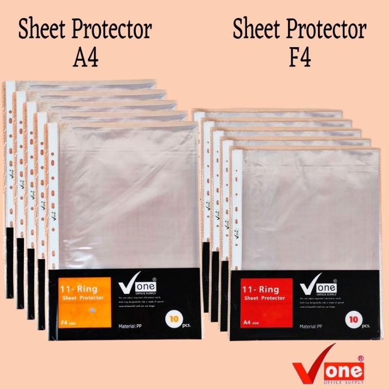 Jual PSM - Sheet Protector A4 - F4 Tebal Merek V ONE File Folder ...
