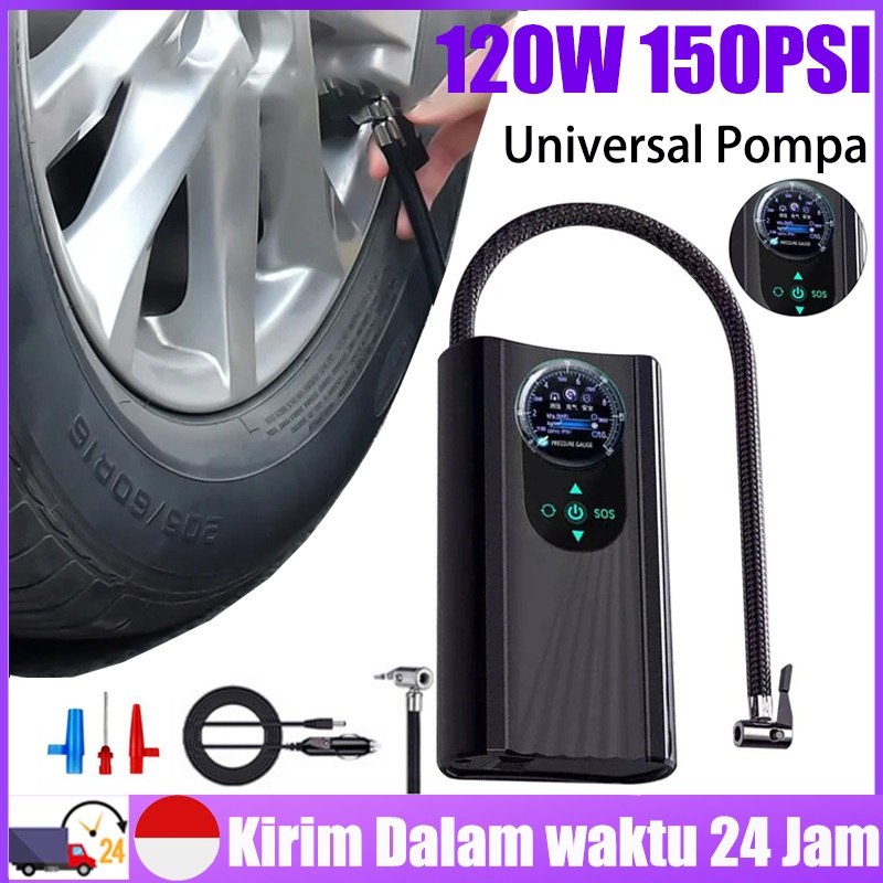 Jual [Ready ya,COD] Pompa Ban Motor Dan Mobil Electric Portable Mini ...