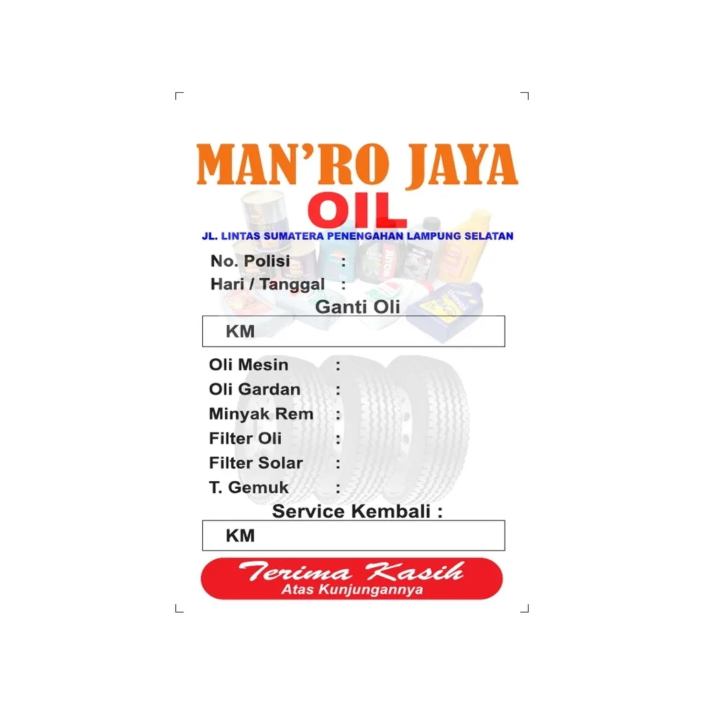Jual Kartu gantungan kilometer ganti oli mobil motor label service berkala - | Shopee Indonesia