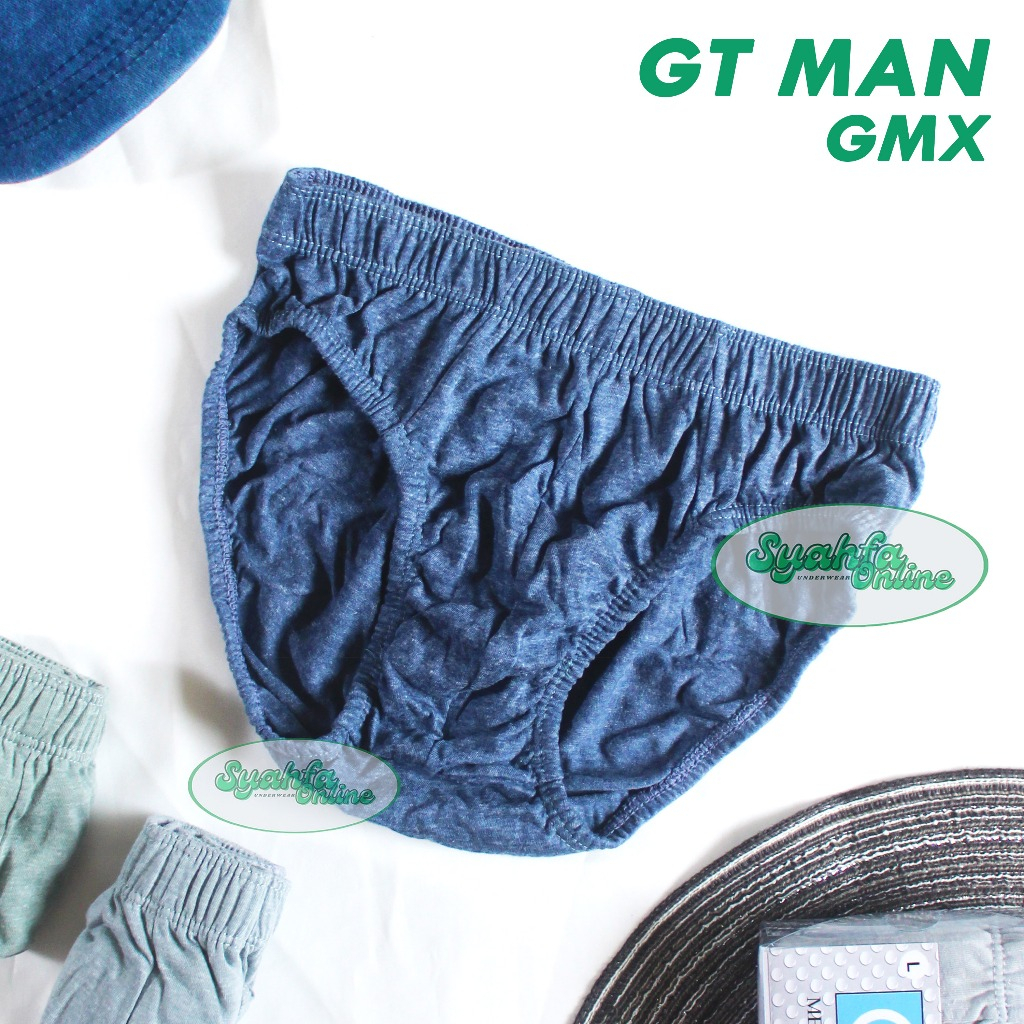 Jual ( 3pc ) CD GT Man GMX | GT-Man Celana Dalam Pria Karet Kerut ...
