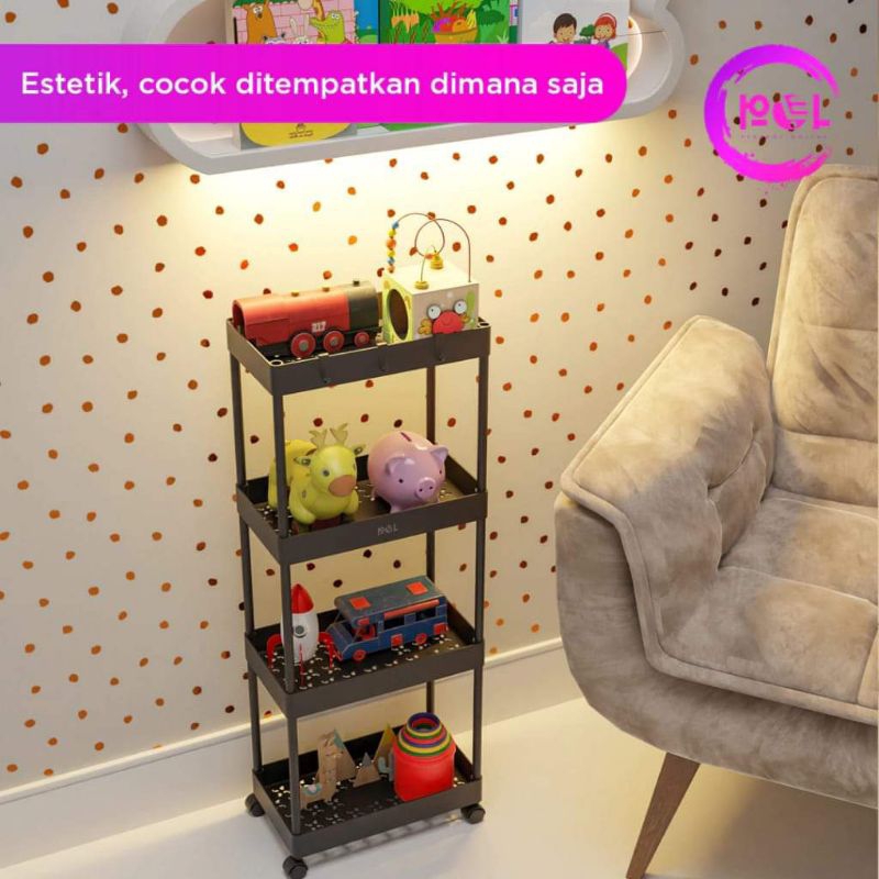 Jual Rak plastik Rak sebaguna 4 tingkat | Shopee Indonesia