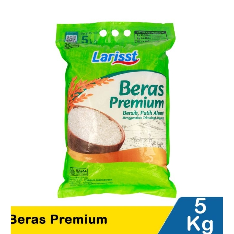 Jual Larisst beras premium 5 kg | Shopee Indonesia